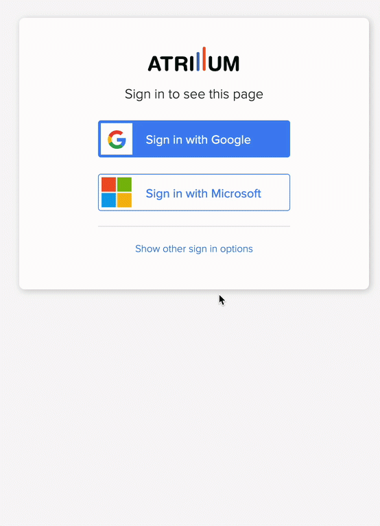 Atrium Account Setup – Atrium